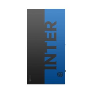 Head Case Designs Officially Licensed Inter Milan Blue and Black Full Logo Matte Vinyl Sticker Gaming Skin Case Cover Compatible with Xbox Series X Console