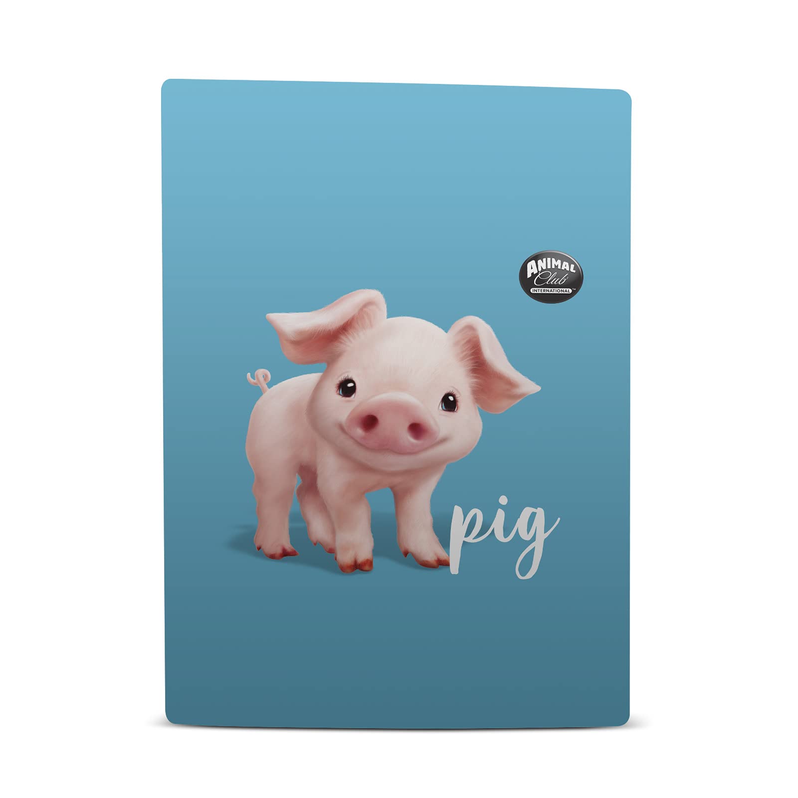 Head Case Designs Officially Licensed Animal Club International Pig Faces Vinyl Faceplate Sticker Gaming Skin Case Cover Compatible with Sony Playstation 5 PS5 Digital Edition Console