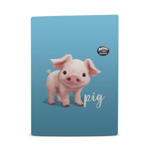 Head Case Designs Officially Licensed Animal Club International Pig Faces Vinyl Faceplate Sticker Gaming Skin Case Cover Compatible with Sony Playstation 5 PS5 Digital Edition Console