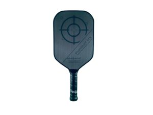 engage pursuit mx graphite pickleball paddle – rough texture for long lasting spin – responsive core for control and feel – standard grip, standard weight (7.9-8.3 oz) - usap approved