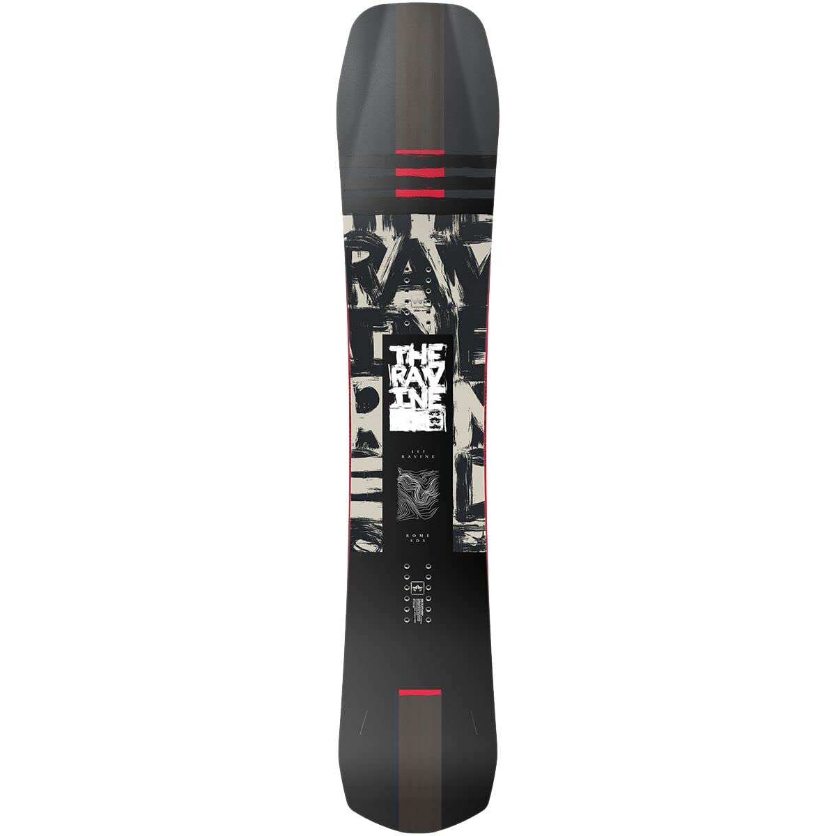 Rome SDS Ravine Men's Snowboard, Size 155 cm, Directional, Black Base New 2022