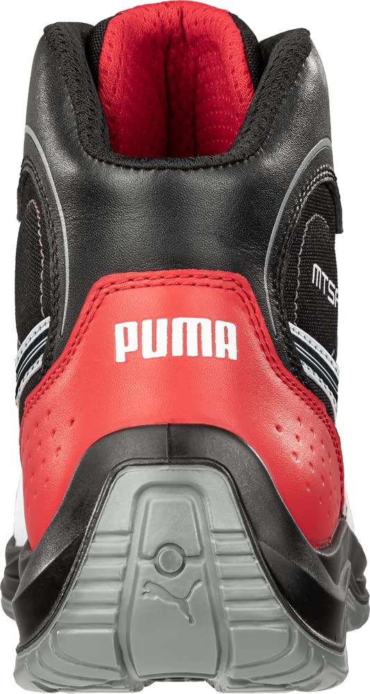 PUMA Men's Touring Black Mid Industrial Shoe, 11.5