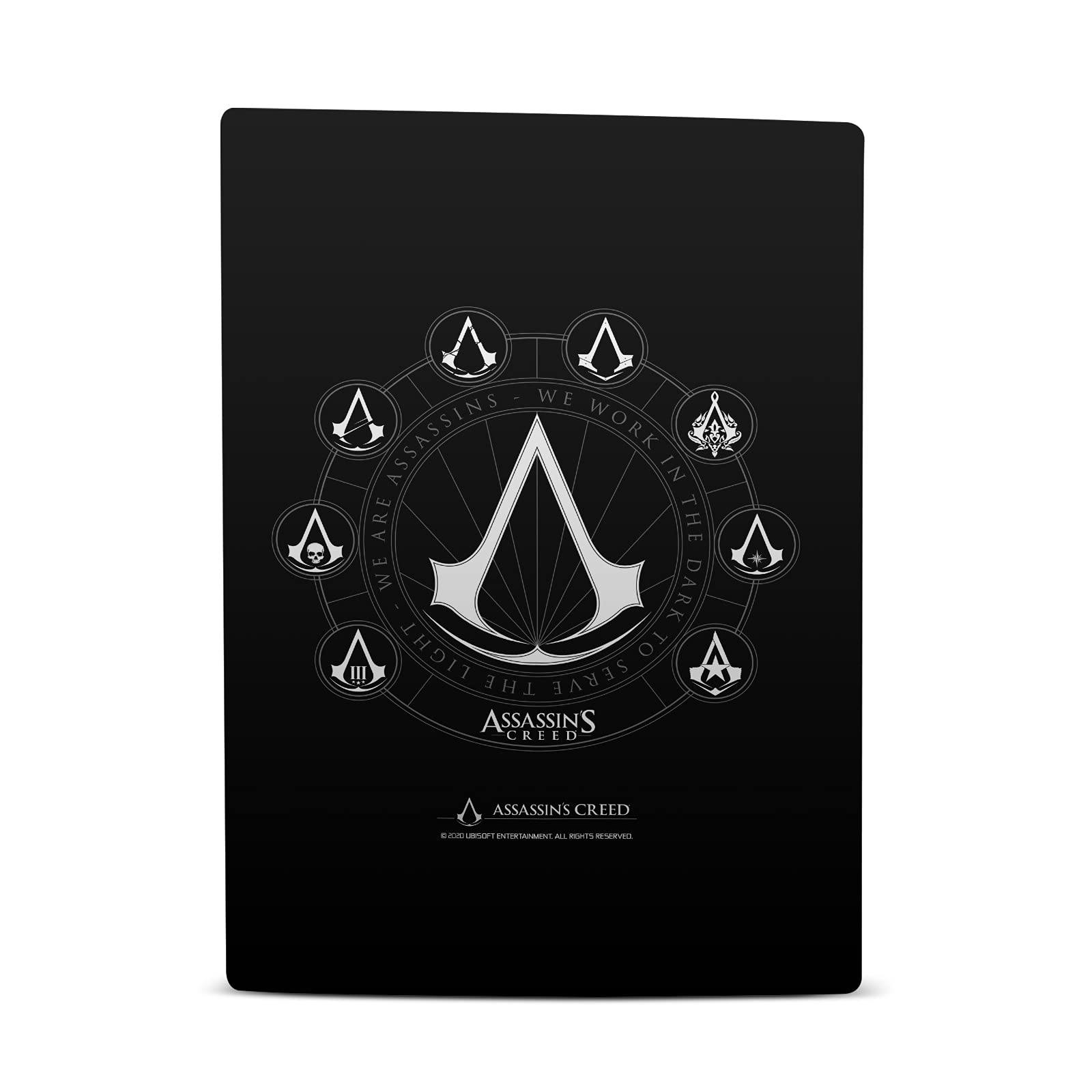 Head Case Designs Officially Licensed Assassin's Creed Crests Legacy Logo Matte Vinyl Faceplate Sticker Gaming Skin Case Cover Compatible with Sony Playstation 5 PS5 Digital Edition Console