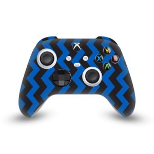 head case designs officially licensed inter milan home 2020/21 crest kit matte vinyl sticker gaming skin case cover compatible with xbox series x / s controller