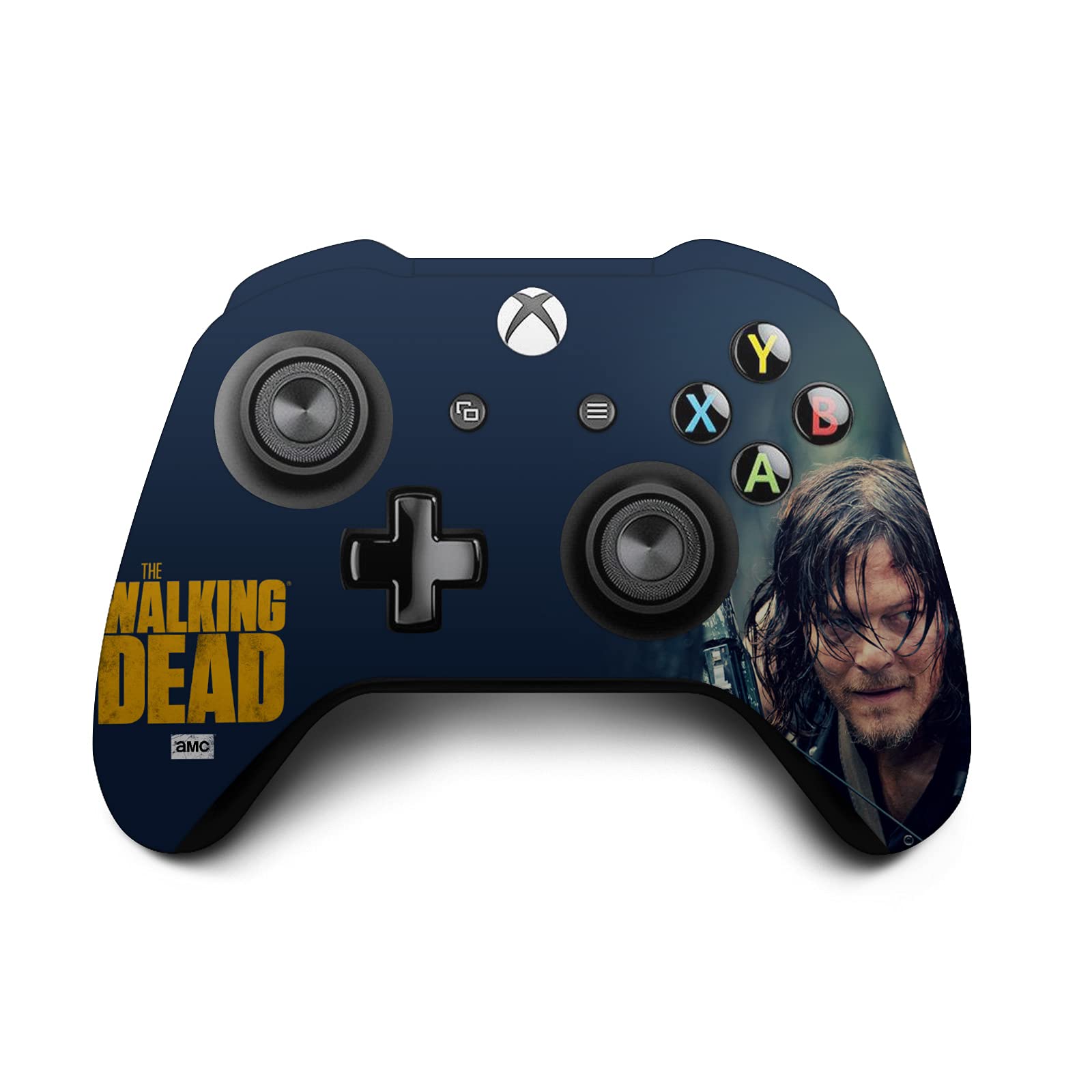 Head Case Designs Officially Licensed AMC The Walking Dead Daryl Lurk Daryl Dixon Graphics Vinyl Sticker Gaming Skin Case Cover Compatible With Xbox One S Console and Controller Bundle