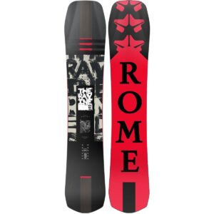 rome sds ravine men's snowboard, size 155 cm, directional, black base new 2022