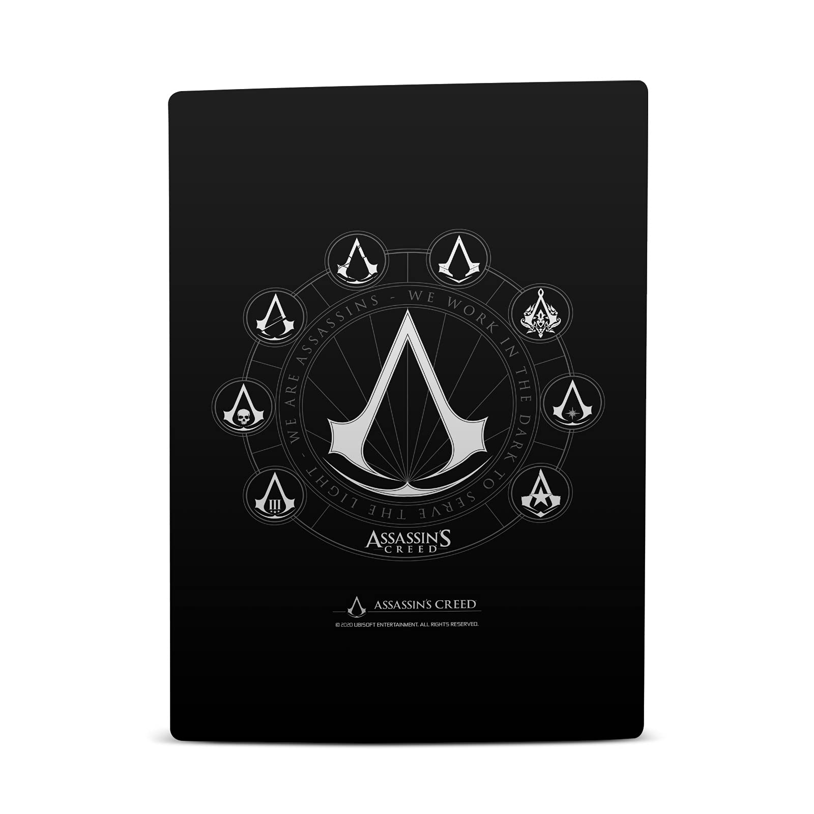 Head Case Designs Officially Licensed Assassin's Creed Crests Legacy Logo Matte Vinyl Faceplate Sticker Gaming Skin Case Cover Compatible with Sony Playstation 5 PS5 Digital Edition Console