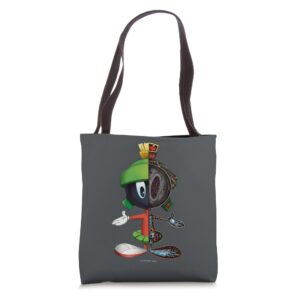 looney tunes marvin martian half skeleton tote bag