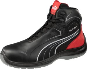 puma men's touring black mid industrial shoe, 11.5