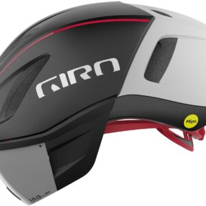 Giro Vanquish MIPS Cycling Helmet - Men's Matte Black/White/Bright Red (2022) Large