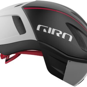 Giro Vanquish MIPS Cycling Helmet - Men's Matte Black/White/Bright Red (2022) Large