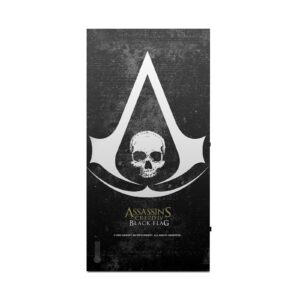 Head Case Designs Officially Licensed Assassin's Creed Grunge Black Flag Logos Matte Vinyl Sticker Gaming Skin Case Cover Compatible with Xbox Series X Console and Controller Bundle