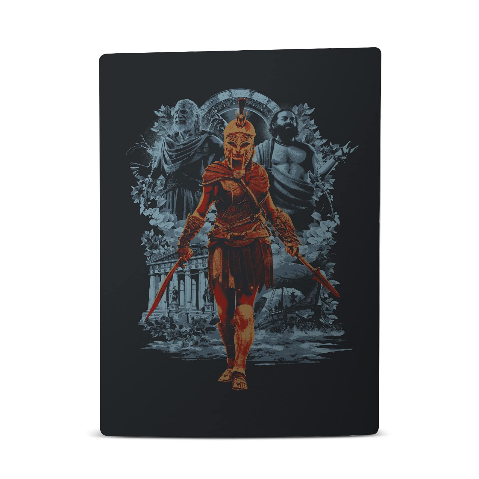 Head Case Designs Officially Licensed Assassin's Creed Kassandra Vine Odyssey Artwork Matte Vinyl Faceplate Sticker Gaming Skin Case Cover Compatible with Sony Playstation 5 PS5 Disc Edition Console