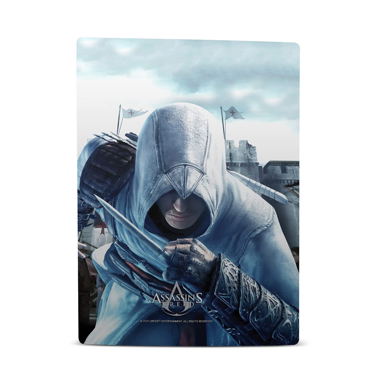 Altaïr Hidden Blade Key Art Matte Vinyl Faceplate Sticker Gaming Skin Case Cover Compatible with Sony Playstation 5 PS5 Digital Edition Console and DualSense Controller