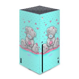 head case designs officially licensed me to you love classic tatty teddy vinyl sticker gaming skin case cover compatible with xbox series x console