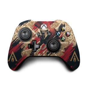 Head Case Designs Officially Licensed Assassin's Creed Alexios With Spear Odyssey Artwork Vinyl Sticker Gaming Skin Case Cover Compatible With Xbox One X Console and Controller Bundle