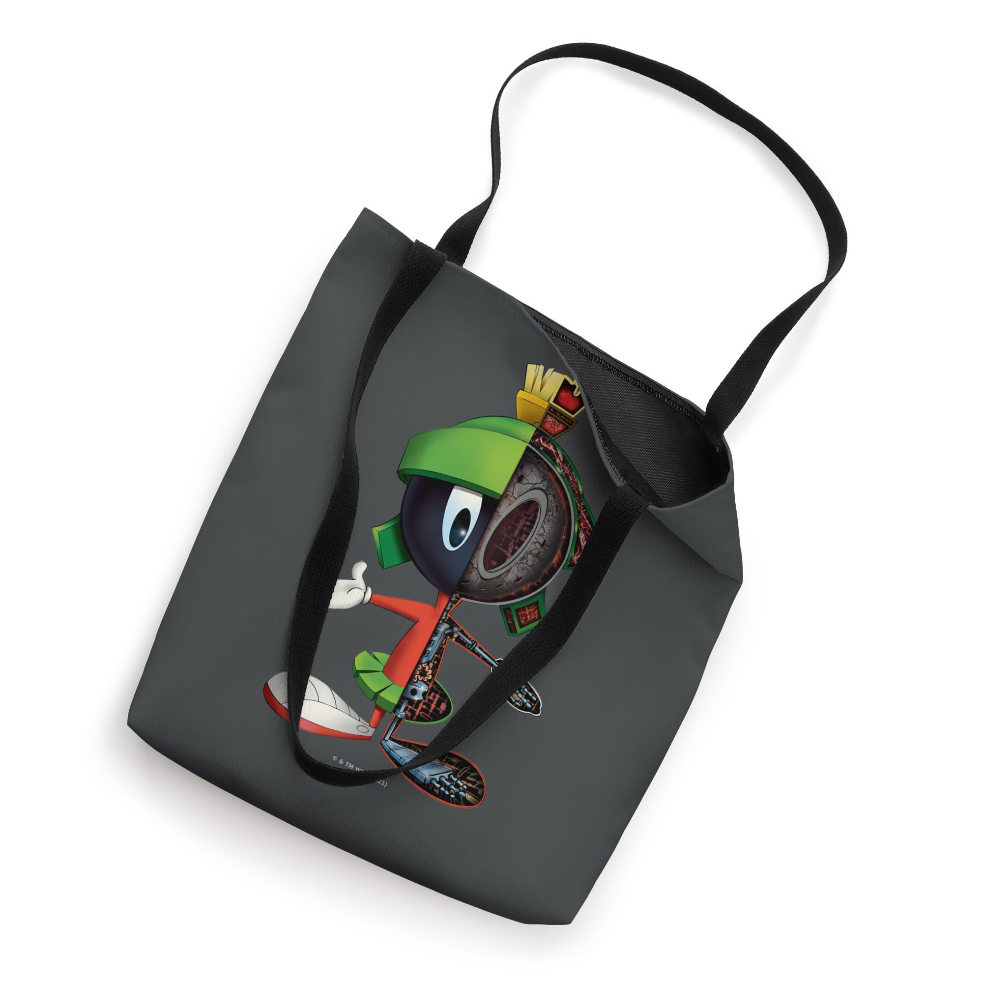 Looney Tunes Marvin Martian Half Skeleton Tote Bag