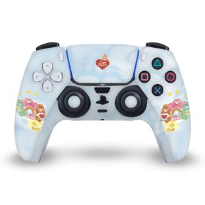 head case designs officially licensed care bears group classic vinyl faceplate sticker gaming skin case cover compatible with sony playstation 5 ps5 dualsense controller