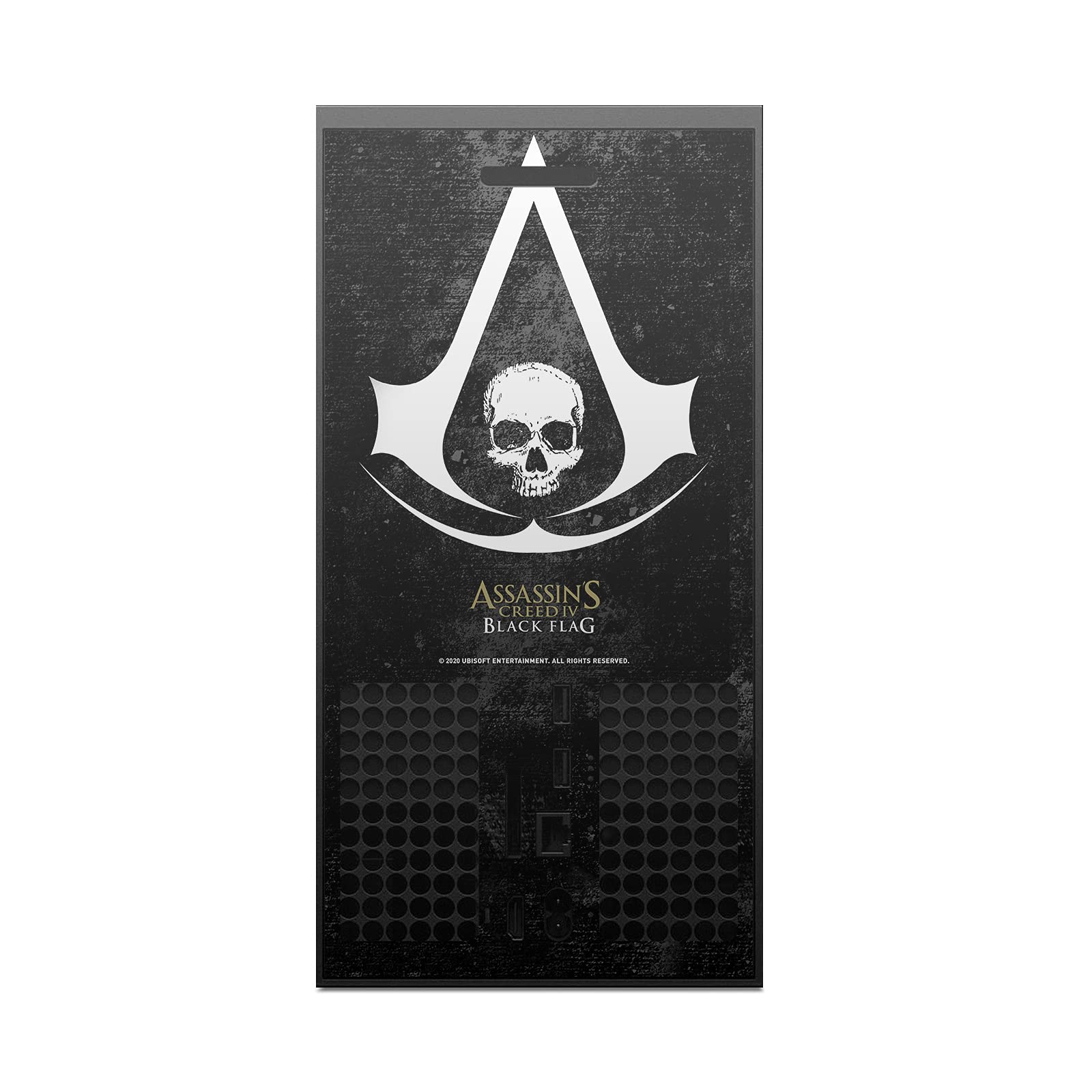 Head Case Designs Officially Licensed Assassin's Creed Grunge Black Flag Logos Matte Vinyl Sticker Gaming Skin Case Cover Compatible with Xbox Series X Console and Controller Bundle