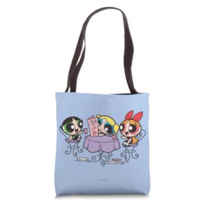 powerpuff girls a la carte tote bag