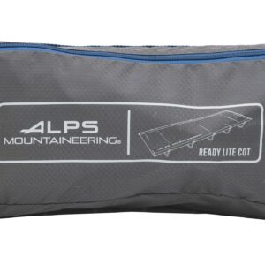 ALPS Mountaineering Ready Lite Camping cot, One Size, Charcoal/Blue