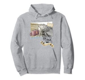 harry potter hogwarts express flying ford anglia pullover hoodie