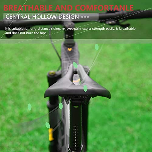 KOOTU Road Bike Saddle, Comfort Bicycle Seat for Men and Women, Waterproof Breathable Shock AbsorbingExercise Bike Seat Replacement for BMX, MTB & Road