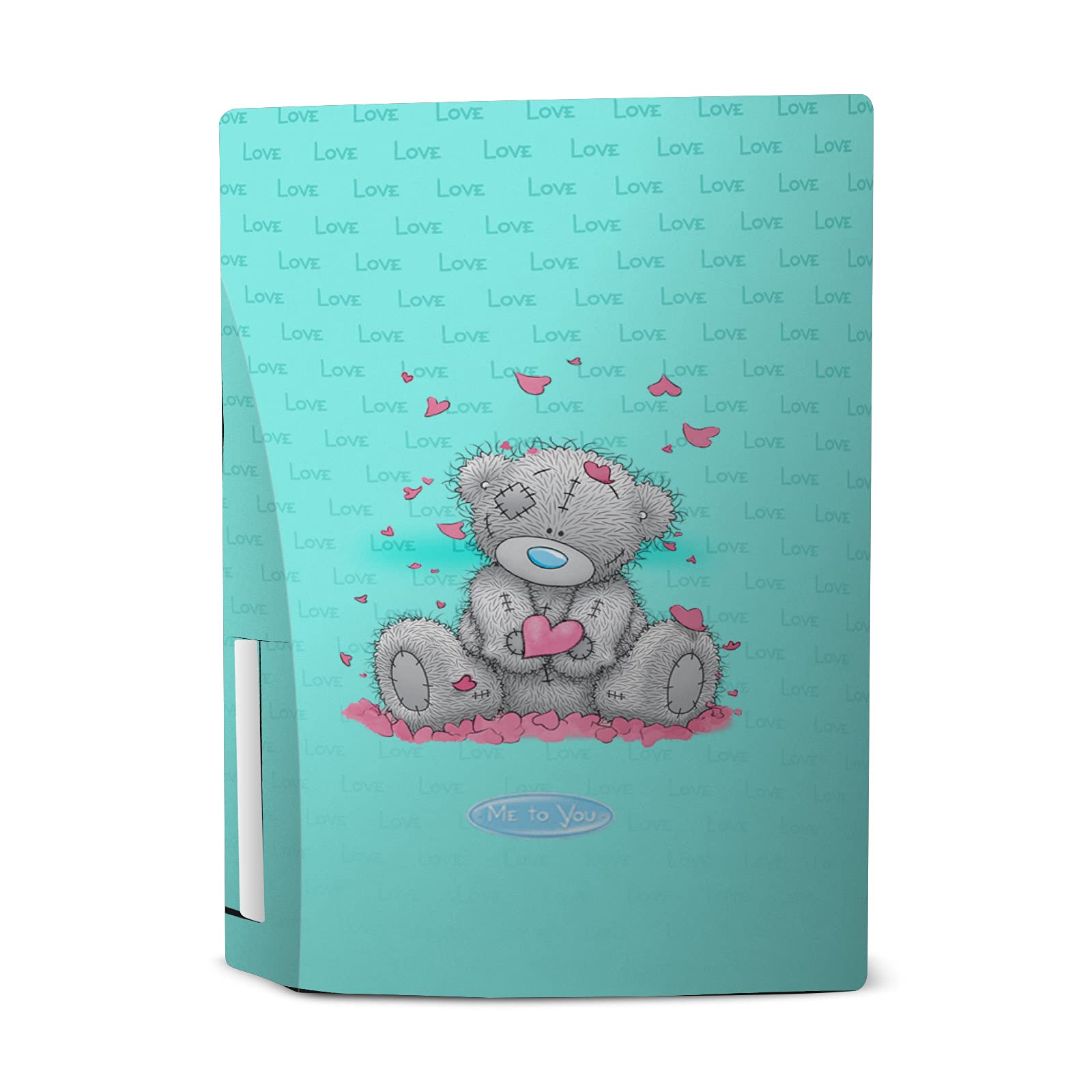 Head Case Designs Officially Licensed Me to You Love Classic Tatty Teddy Vinyl Faceplate Sticker Gaming Skin Case Cover Compatible with Sony Playstation 5 PS5 Disc Edition Console