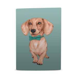 Head Case Designs Officially Licensed Barruf Dachshund, The Wiener Art Mix Vinyl Faceplate Sticker Gaming Skin Case Cover Compatible with Sony Playstation 5 PS5 Digital Edition Console