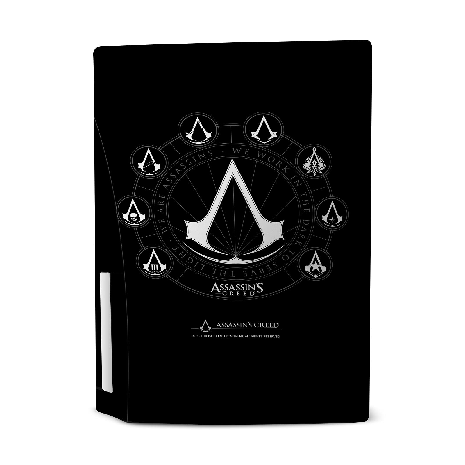 Head Case Designs Officially Licensed Assassin's Creed Crests Legacy Logo Matte Vinyl Faceplate Sticker Gaming Skin Case Cover Compatible with Sony Playstation 5 PS5 Disc Edition Console