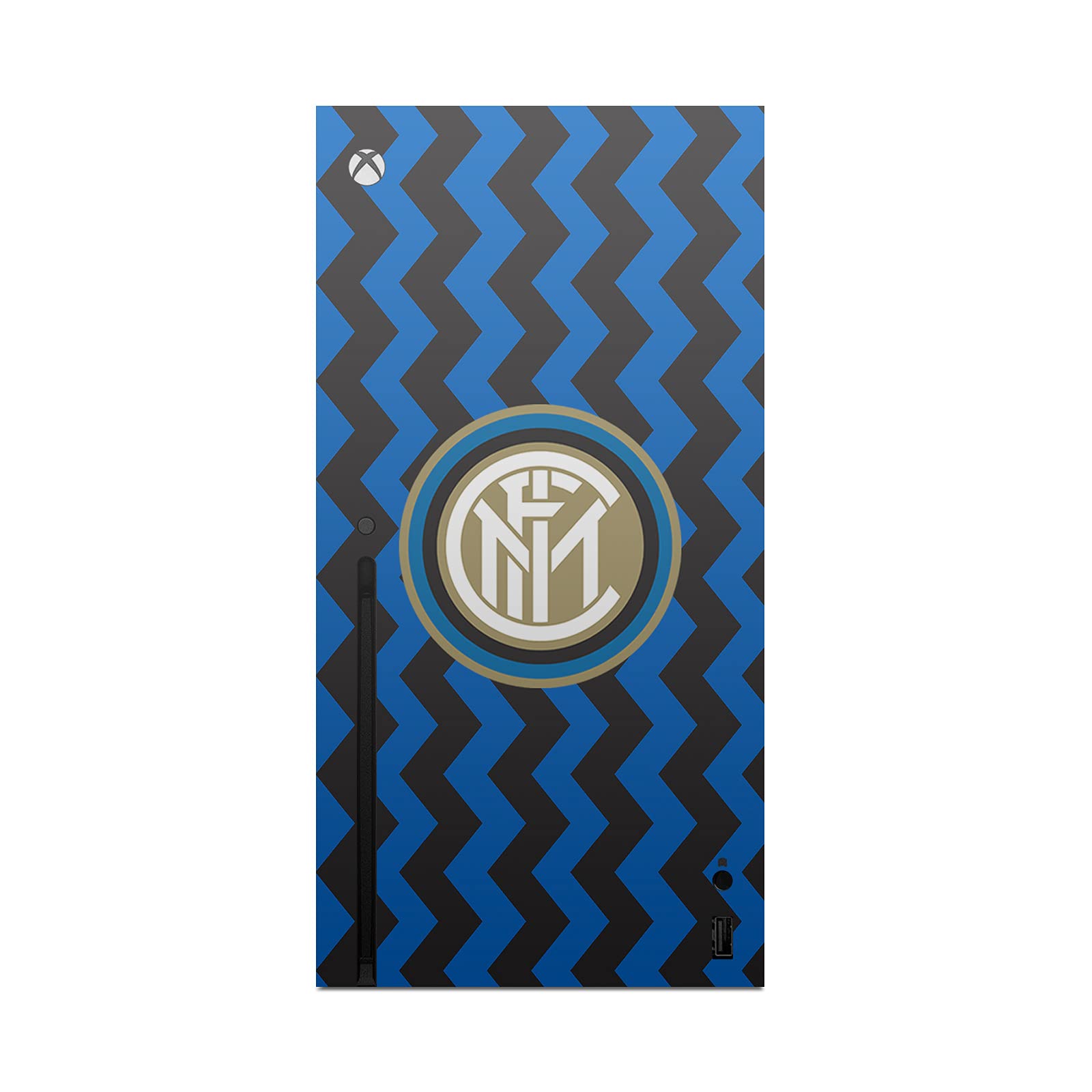 Head Case Designs Officially Licensed Inter Milan Home 2020/21 Crest Kit Vinyl Sticker Gaming Skin Case Cover Compatible with Xbox Series X Console