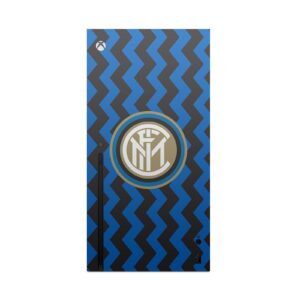 Head Case Designs Officially Licensed Inter Milan Home 2020/21 Crest Kit Vinyl Sticker Gaming Skin Case Cover Compatible with Xbox Series X Console and Controller Bundle