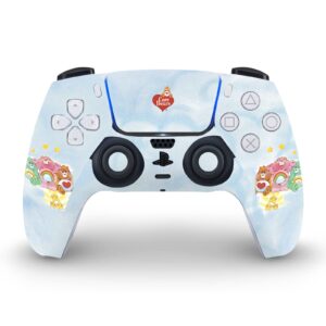 Head Case Designs Officially Licensed Care Bears Group Classic Vinyl Faceplate Sticker Gaming Skin Case Cover Compatible with Sony Playstation 5 PS5 Digital Edition Console and DualSense Controller