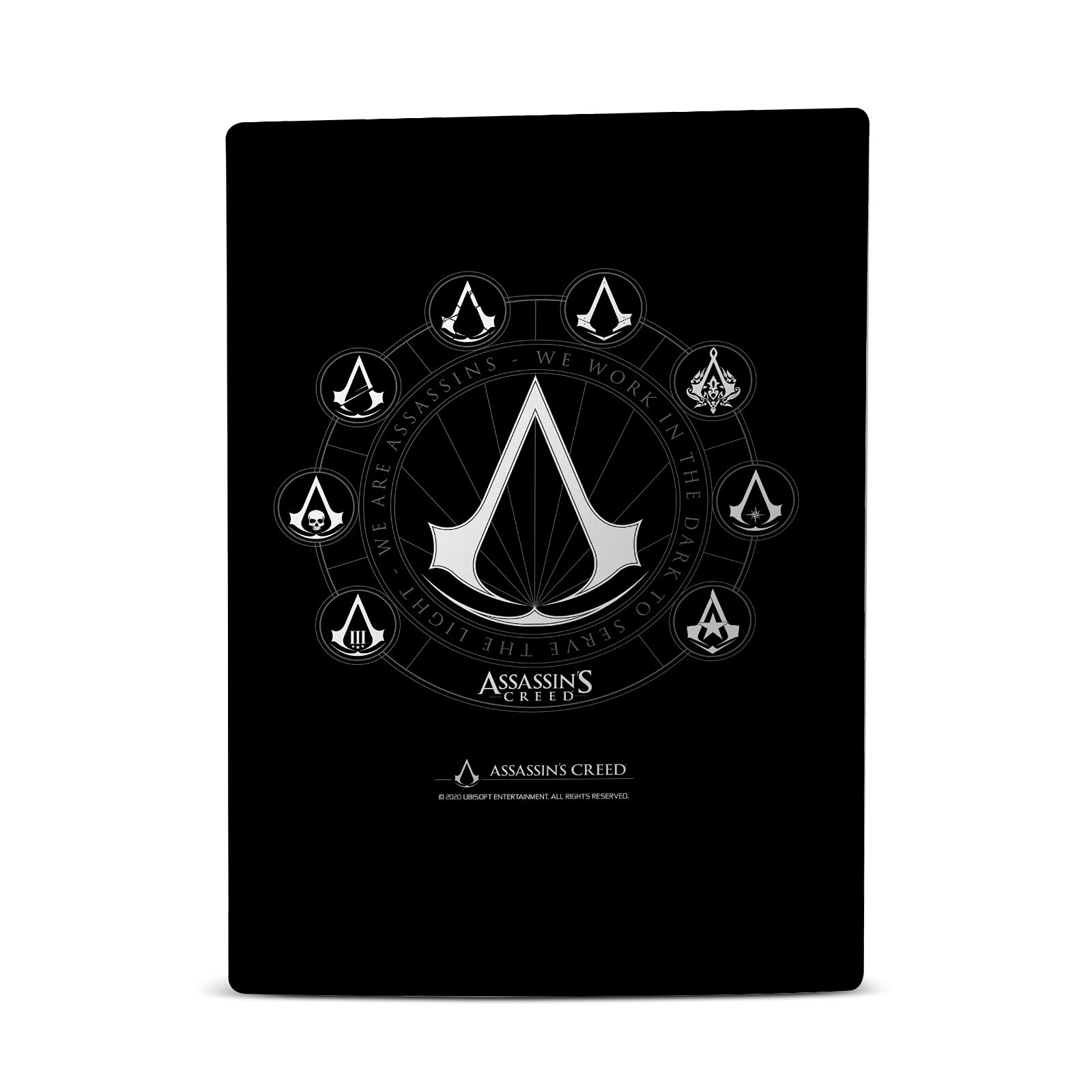 Head Case Designs Officially Licensed Assassin's Creed Crests Legacy Logo Matte Vinyl Faceplate Sticker Gaming Skin Case Cover Compatible with Sony Playstation 5 PS5 Disc Edition Console