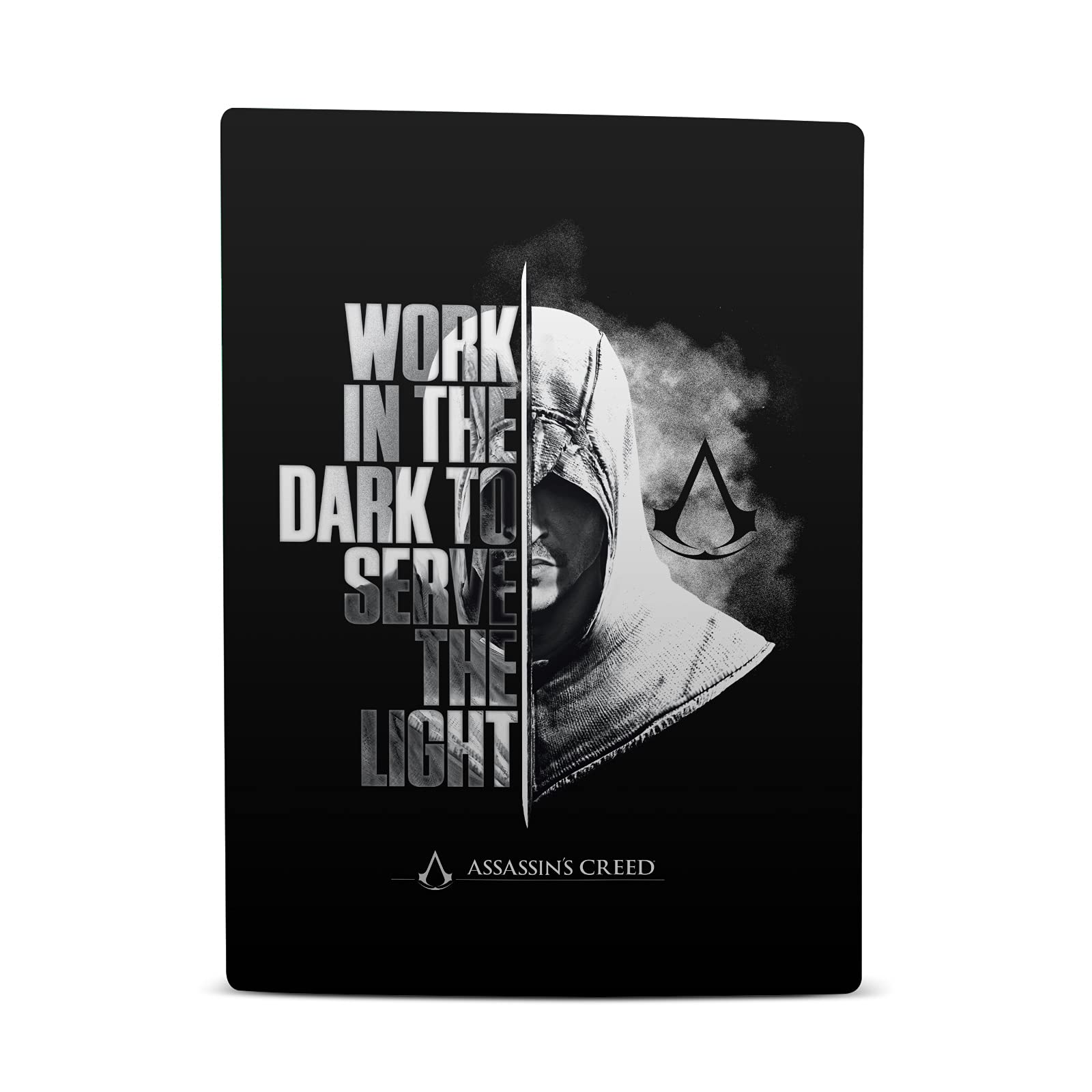 Head Case Designs Officially Licensed Assassin's Creed Half Legacy Typography Matte Vinyl Faceplate Sticker Gaming Skin Case Cover Compatible with Sony Playstation 5 PS5 Digital Edition Console