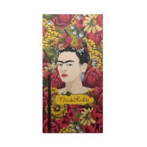 Head Case Designs Officially Licensed Frida Kahlo Portrait Pattern Floral Vinyl Sticker Gaming Skin Case Cover Compatible with Xbox Series X Console and Controller Bundle