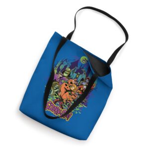 Scooby-Doo and Shaggy Chased by Monsters Tote Bag