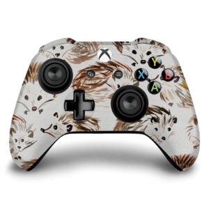 head case designs officially licensed cat coquillette hedgehogs art mix matte vinyl sticker gaming skin case cover compatible with xbox one s / x controller