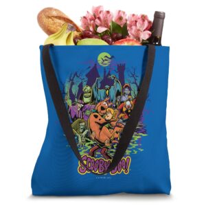 Scooby-Doo and Shaggy Chased by Monsters Tote Bag