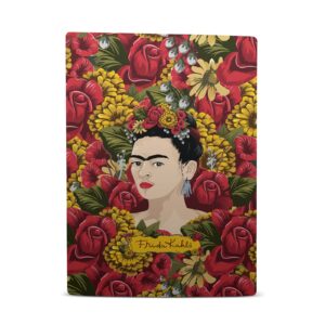 Head Case Designs Officially Licensed Frida Kahlo Portrait Pattern Floral Vinyl Faceplate Sticker Gaming Skin Case Cover Compatible with Sony Playstation 5 PS5 Digital Edition Console