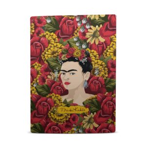 Head Case Designs Officially Licensed Frida Kahlo Portrait Pattern Floral Vinyl Faceplate Sticker Gaming Skin Case Cover Compatible with Sony Playstation 5 PS5 Digital Edition Console