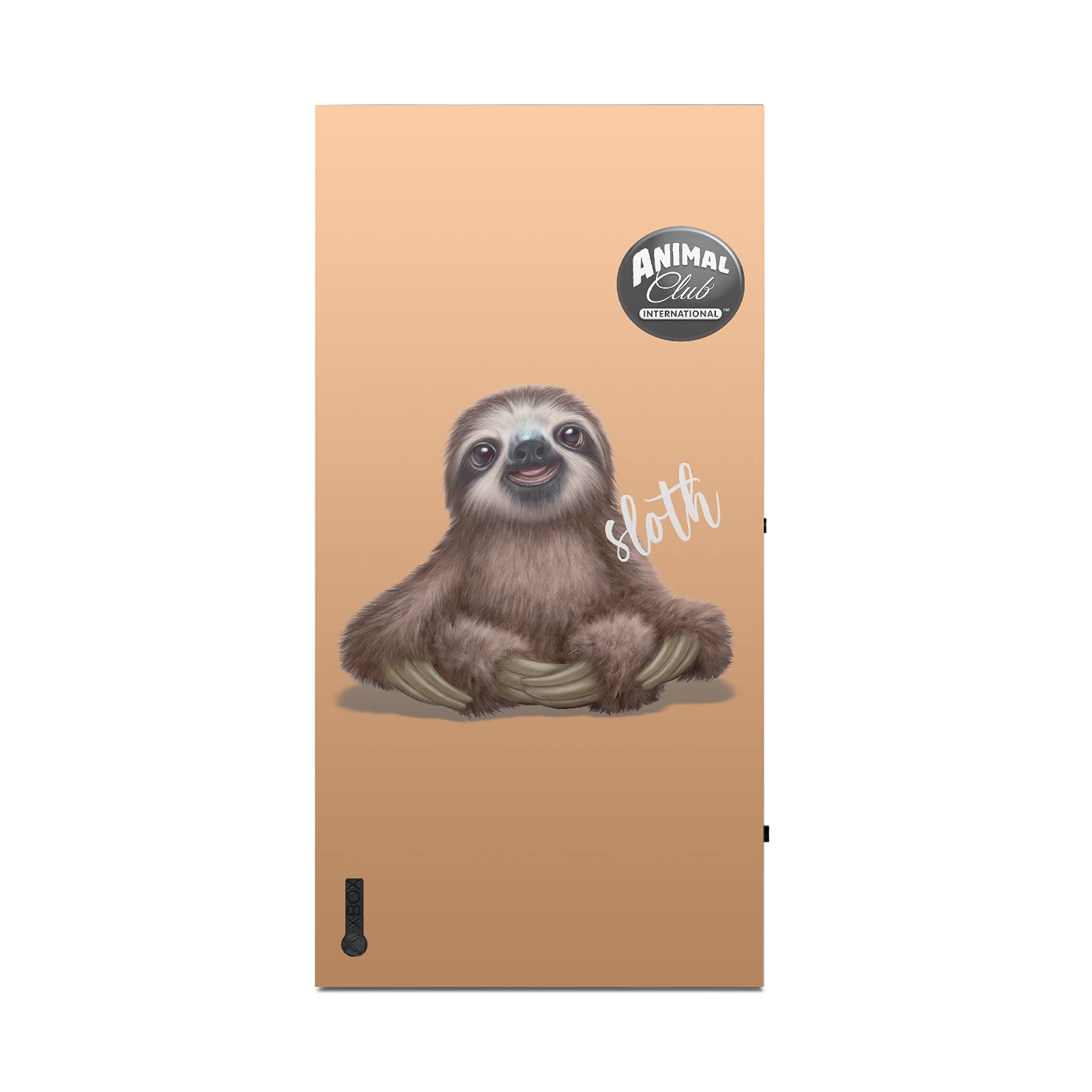 Head Case Designs Officially Licensed Animal Club International Sloth Faces Vinyl Sticker Gaming Skin Case Cover Compatible with Xbox Series X Console