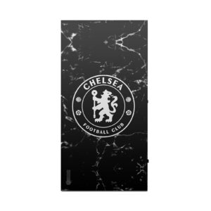 Head Case Designs Officially Licensed Chelsea Football Club Black Marble Mixed Logo Matte Vinyl Sticker Gaming Skin Case Cover Compatible with Xbox Series X Console