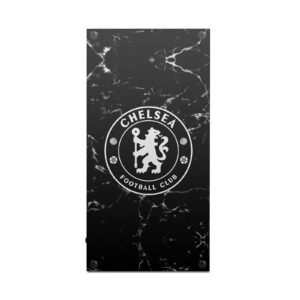 Head Case Designs Officially Licensed Chelsea Football Club Black Marble Mixed Logo Matte Vinyl Sticker Gaming Skin Case Cover Compatible with Xbox Series X Console