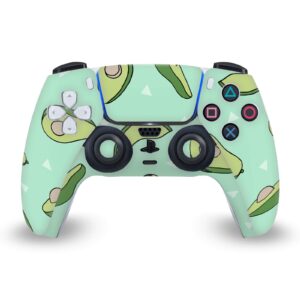 head case designs officially licensed andrea lauren design avocado art mix vinyl faceplate sticker gaming skin case cover compatible with sony playstation 5 ps5 dualsense controller