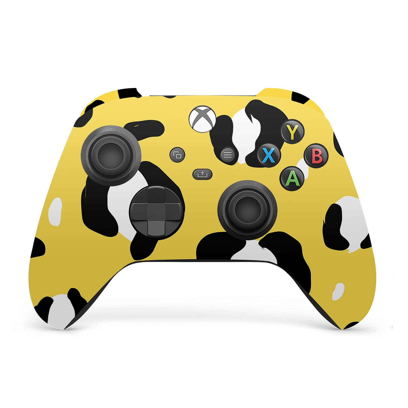 Head Case Designs Officially Licensed Grace Illustration Yellow Leopard Art Mix Vinyl Sticker Gaming Skin Case Cover Compatible with Xbox Series X Console and Controller Bundle