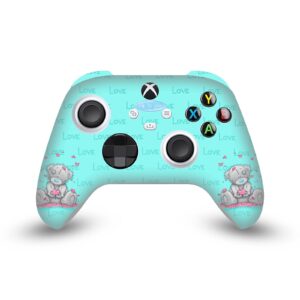 head case designs officially licensed me to you love classic tatty teddy vinyl sticker gaming skin case cover compatible with xbox series x / s controller