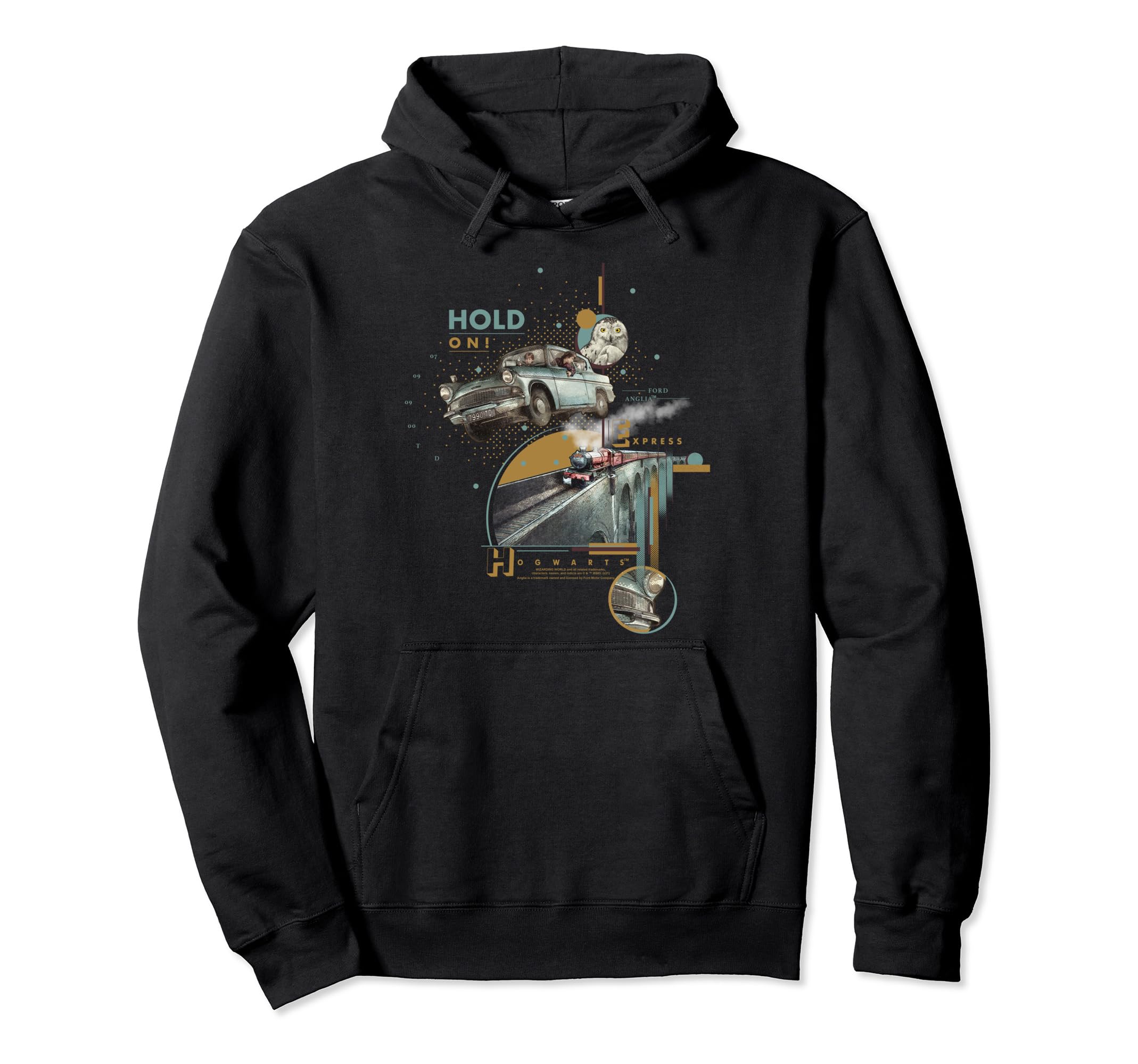 Harry Potter Weasley's Flying Ford Anglia Pullover Hoodie