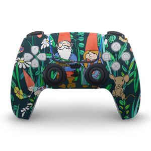 Gnome Family Love Art Mix Vinyl Faceplate Sticker Gaming Skin Case Cover Compatible with Sony Playstation 5 PS5 Digital Edition Console and DualSense Controller