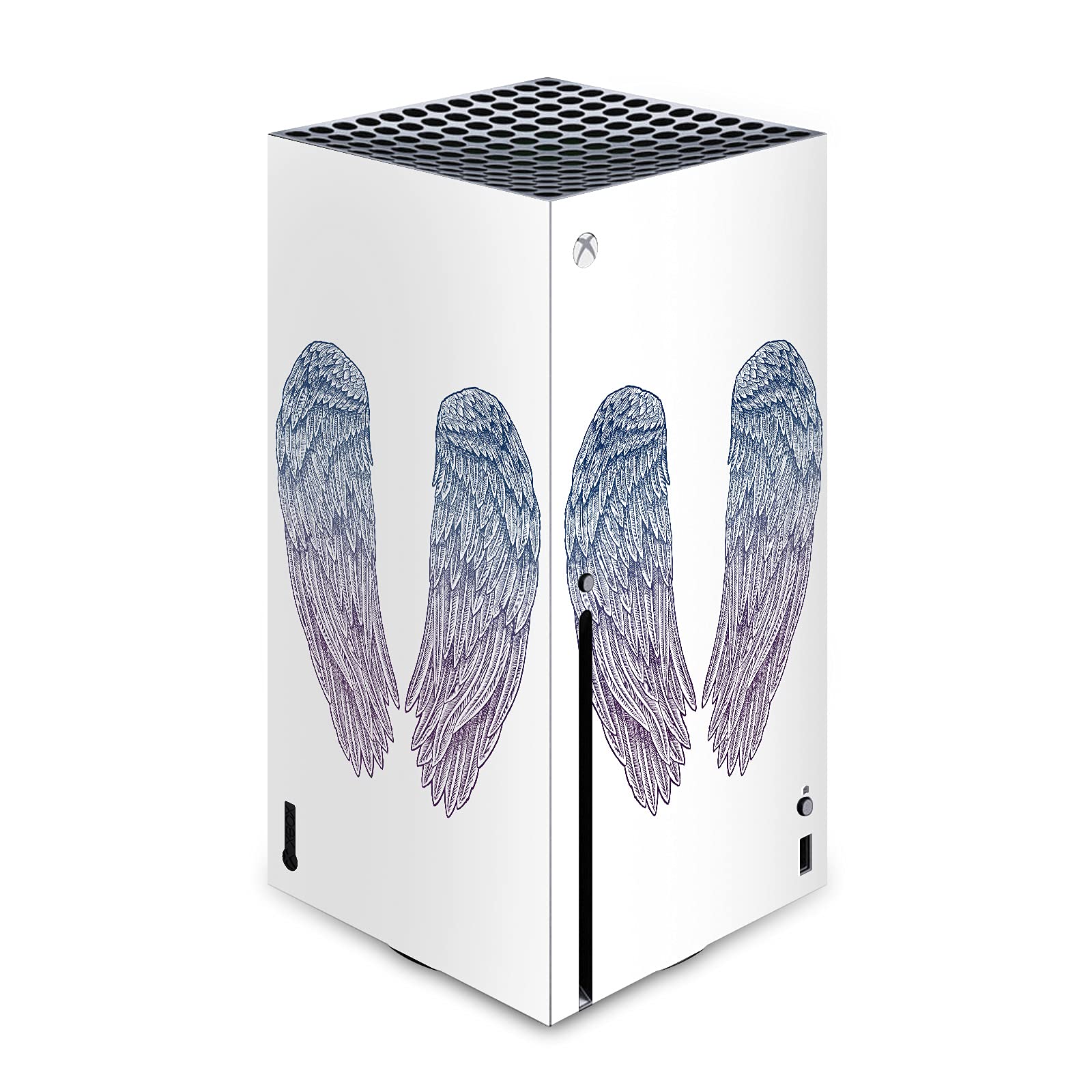 Head Case Designs Officially Licensed Rachel Caldwell Angel Wings Art Mix Matte Vinyl Sticker Gaming Skin Case Cover Compatible with Xbox Series X Console